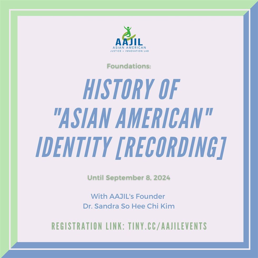 [REPLAY] Foundations 2025 – History of Asian American Identity ...